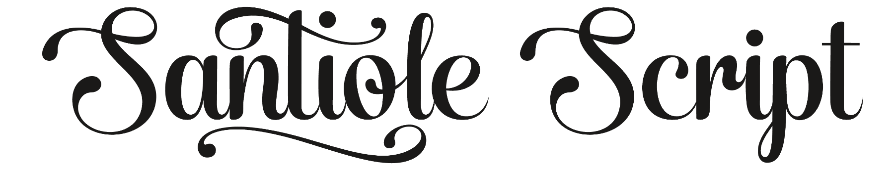 Santiole Script | Font from Mans Greback